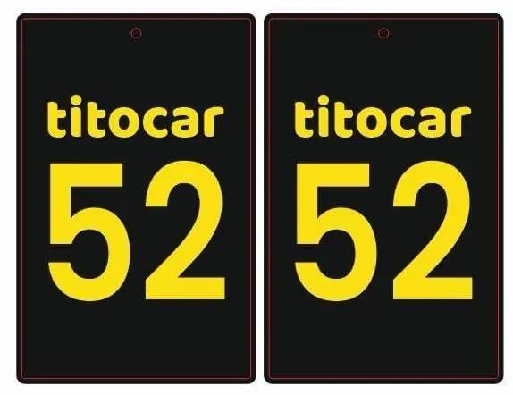 TitoCar 52 Plaka Bubble Gum Asma Koku