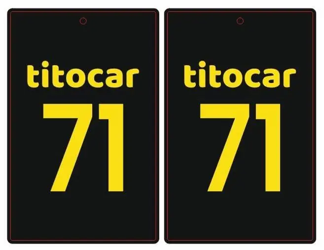 TitoCar 71 Plaka Bubble Gum Asma Koku