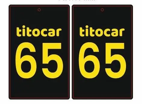 TitoCar 65 Plaka Bubble Gum Asma Koku