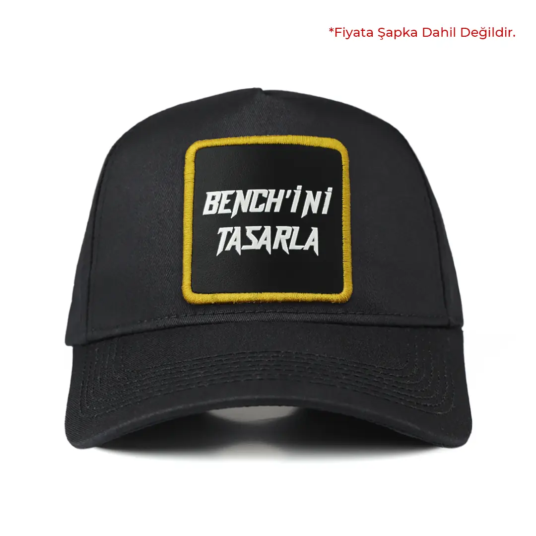 Design Your V1 Black-Yellow Bench Unisex Bench (Patch)