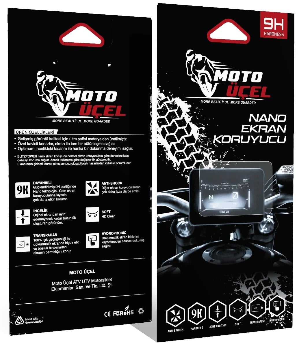 UCL MONDİAL ZNU 125 EKRAN KORUMA