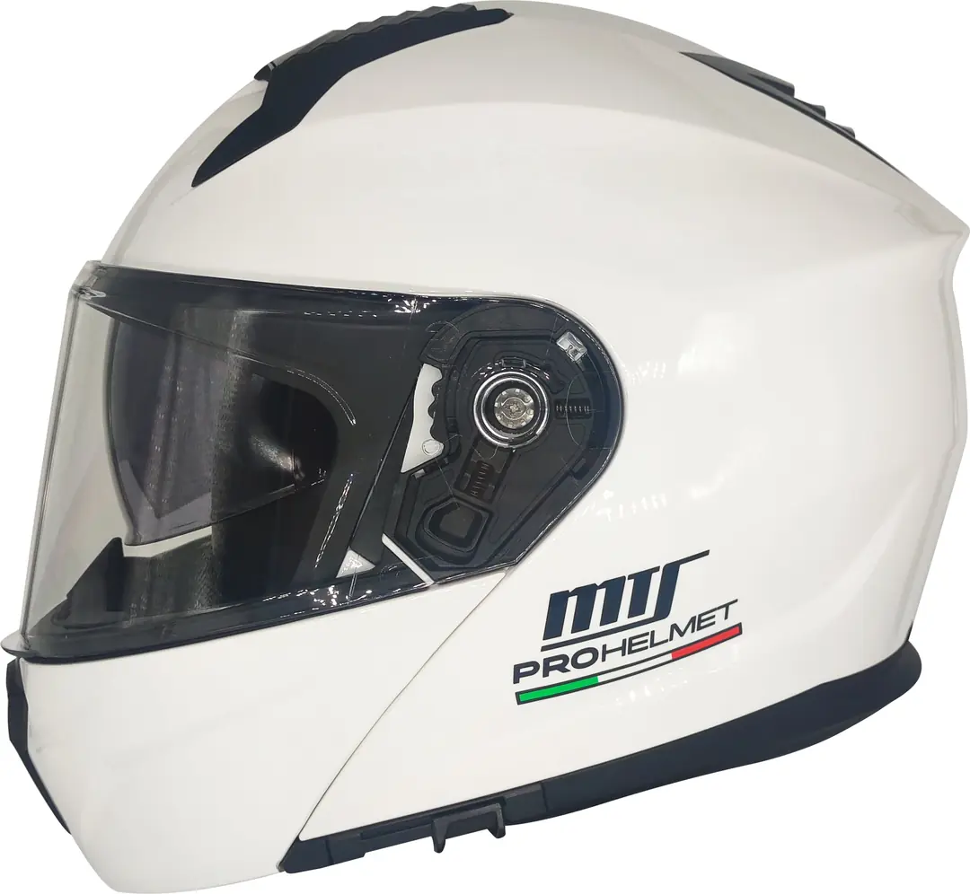 MTS Helmets 910 White Çene Açılır Model