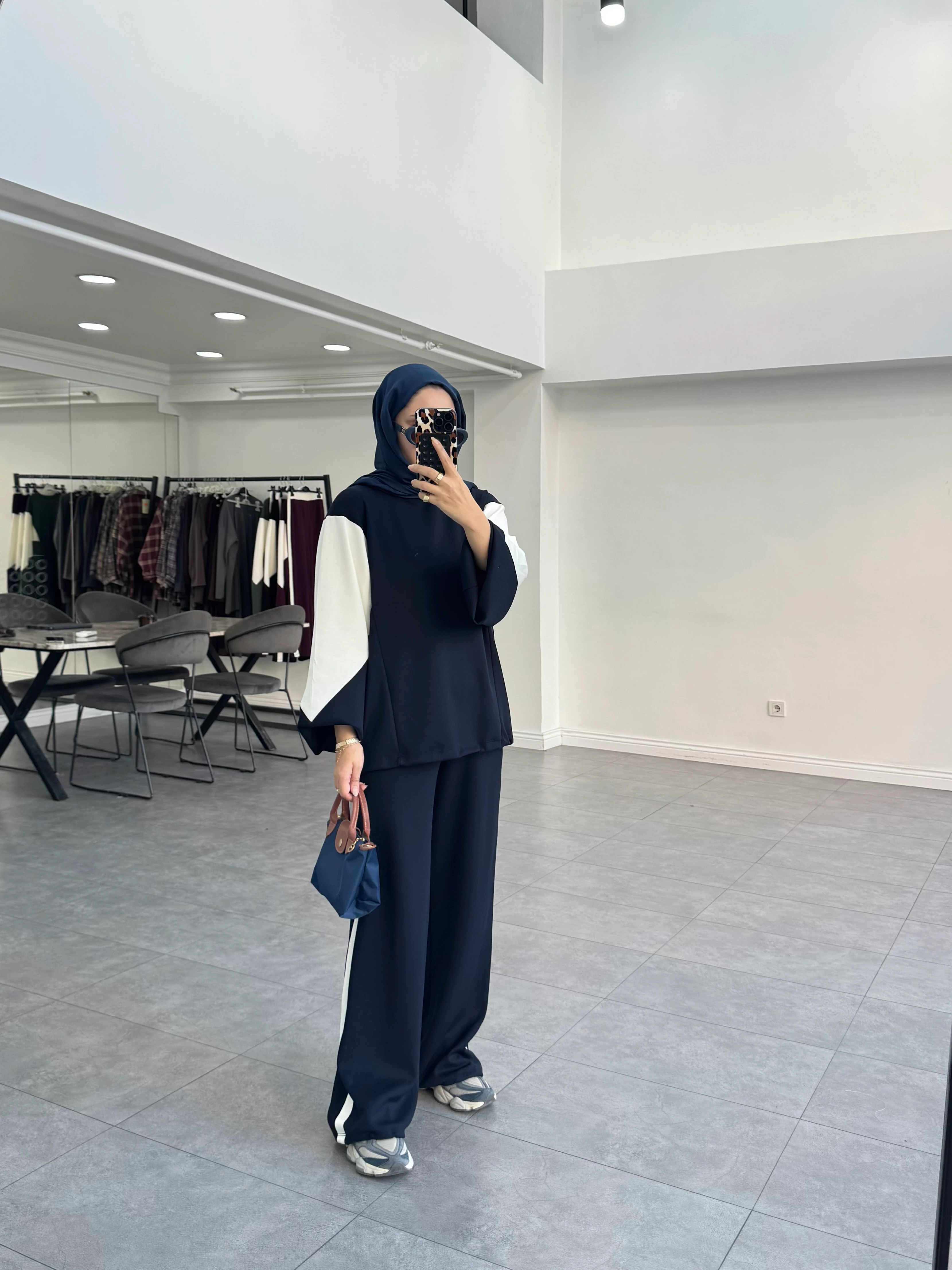 Hira İkili Takım Lacivert
