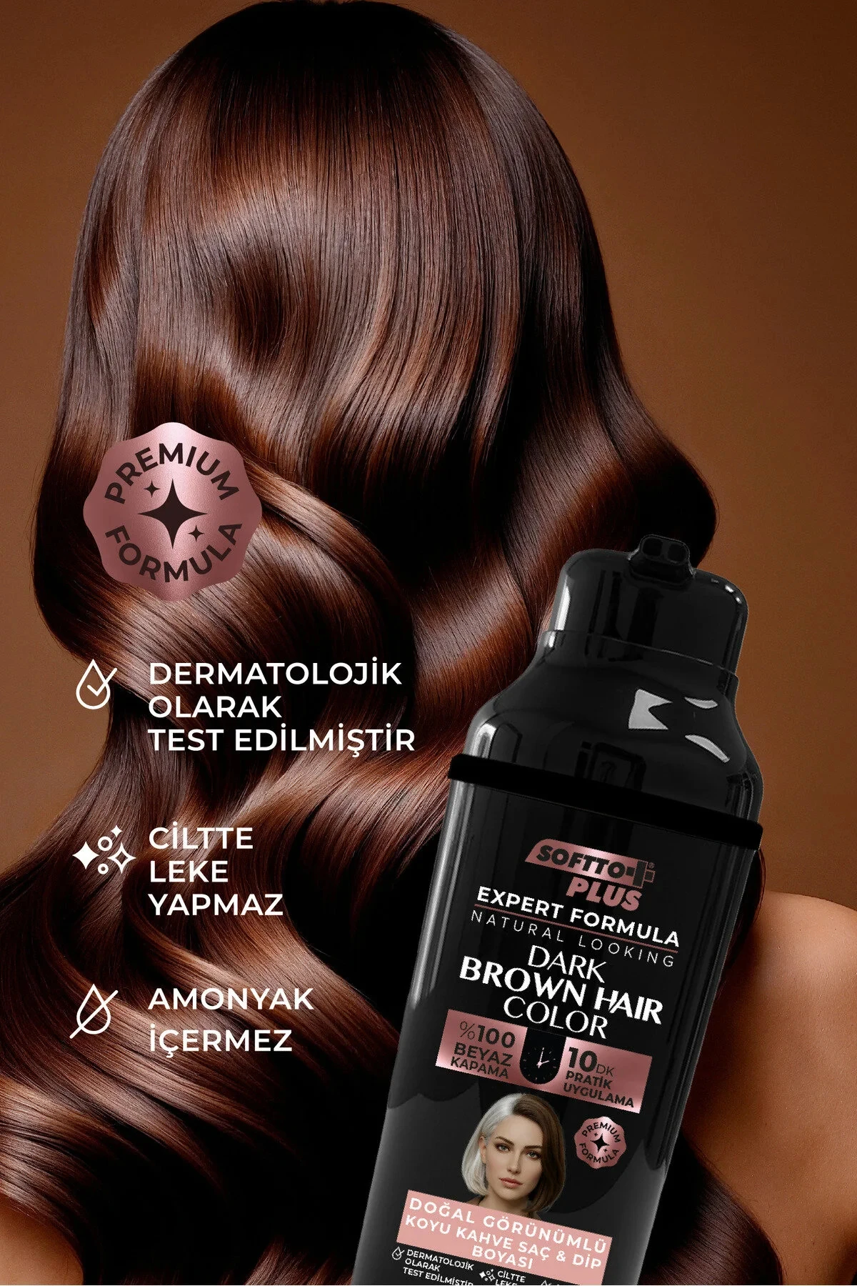 Expert Woman Brown Hair Color / Koyu Kahve / Kadınlara Özel Yeni Formü