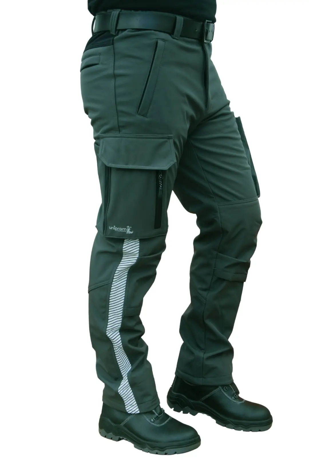 Uniprom Softshell Pantolon Oslo Model Su ve Rüzgar Geçirmez HakiUNIPROM ...