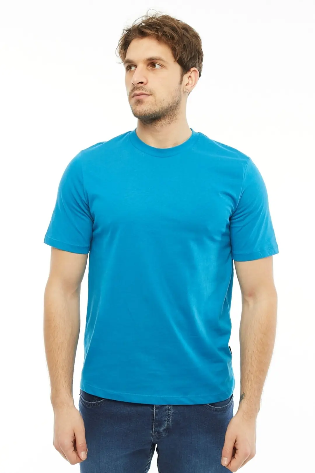 Uniprom Erkek Tişört Sıfır Yaka %100 Pamuk İndigoUNIPROM₺ 286.00