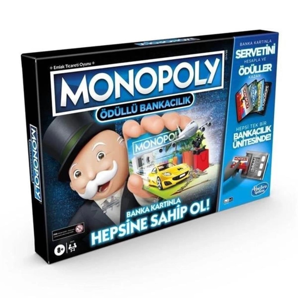 E8978 | Hasbro Gaming - Monopoly Ödüllü Bankacılık | E8978