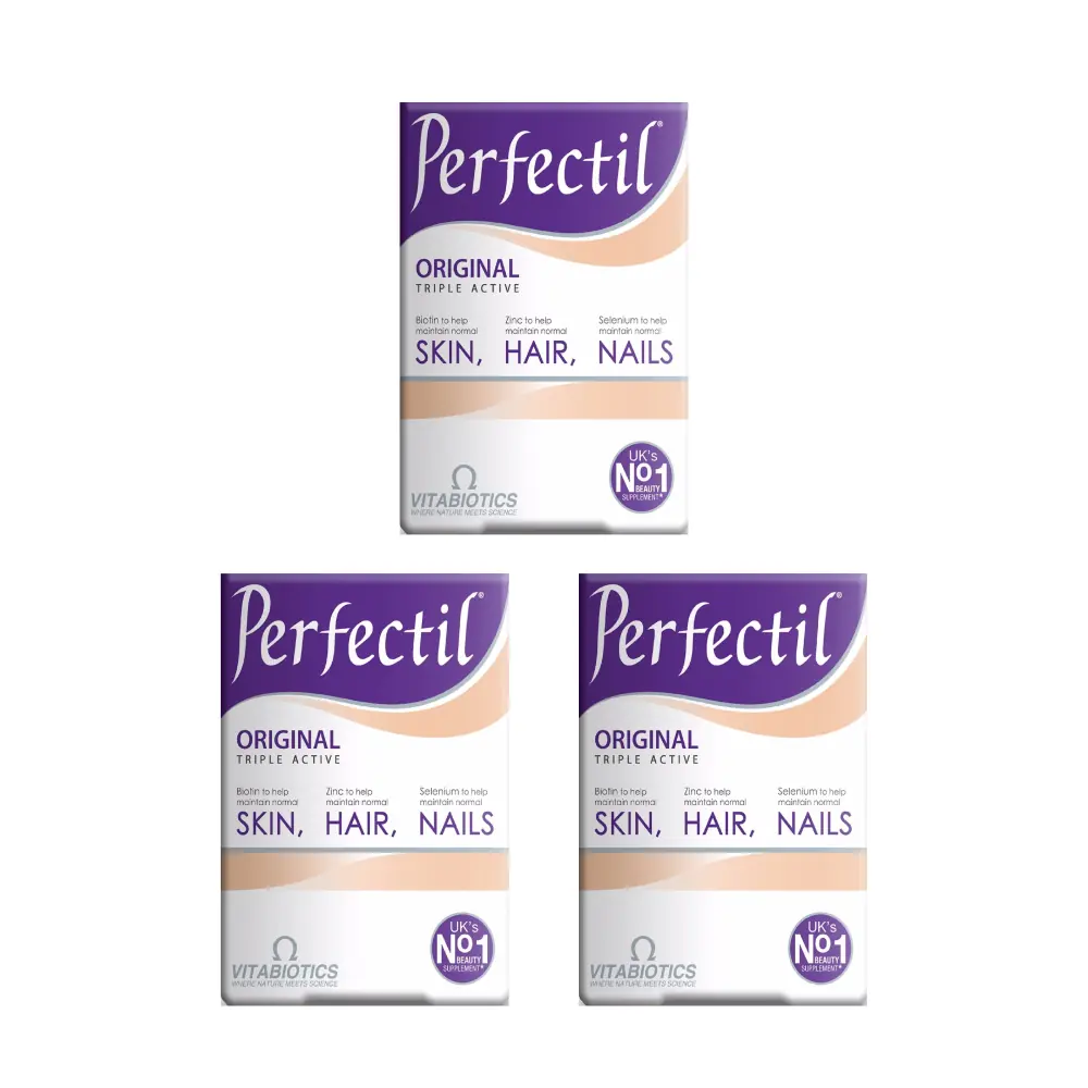 Vitabiotics Perfectil Skin-Hair-Nails 30 Tablet x 3