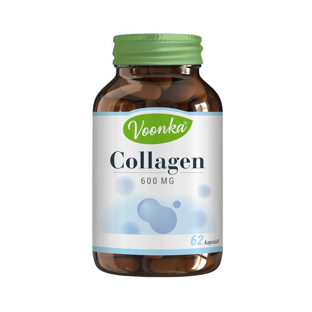 Voonka Collagen 600 mg Kolajen 62 Kapsül - 8680807008229 | Kozvit