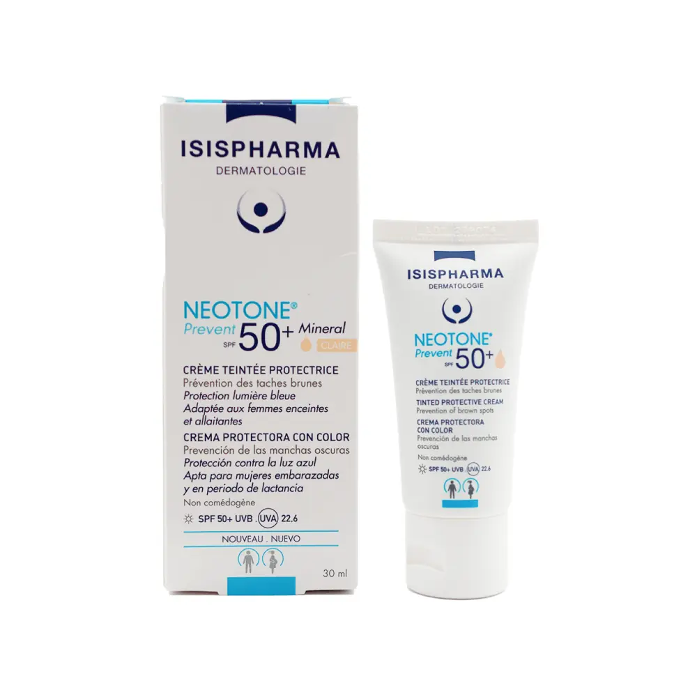 Isis Pharma Neotone Prevent Tinted Claire SPF 50+ Renkli Güneş Kremi 30 ...