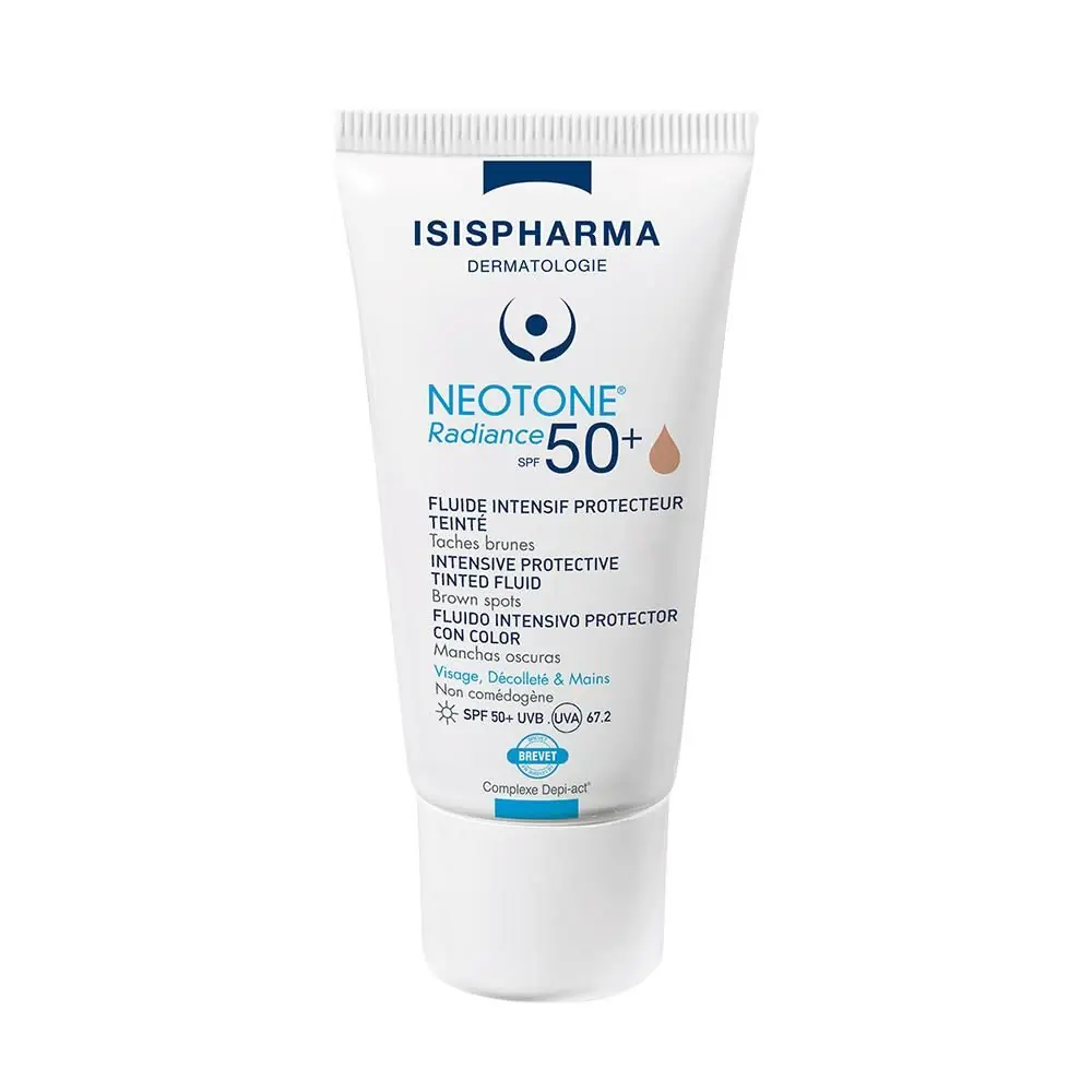 Isis Pharma Neotone Radiance SPF50+ Medium Tinted 30 ml - 3760269770980 ...