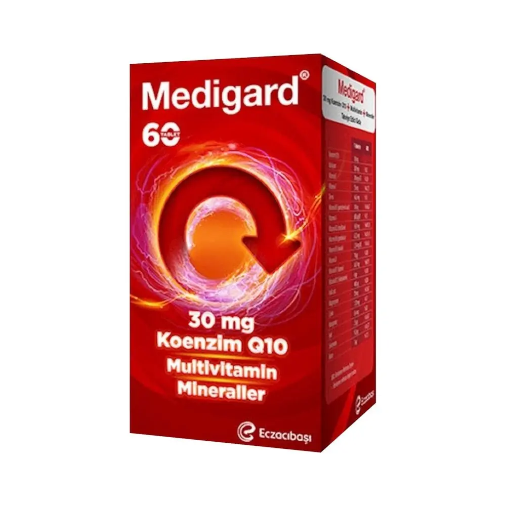 Medigard Koenzim ve Multivitamin 60 Tablet - 8699586012273 | Kozvit