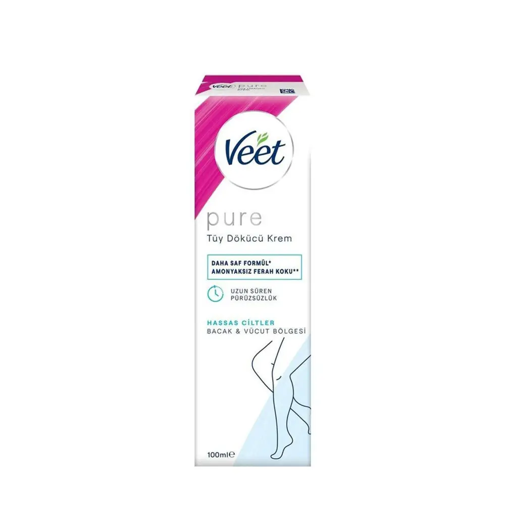 Veet Pure Hassas Ciltler İçin Tüy Giderici Krem 100 ml