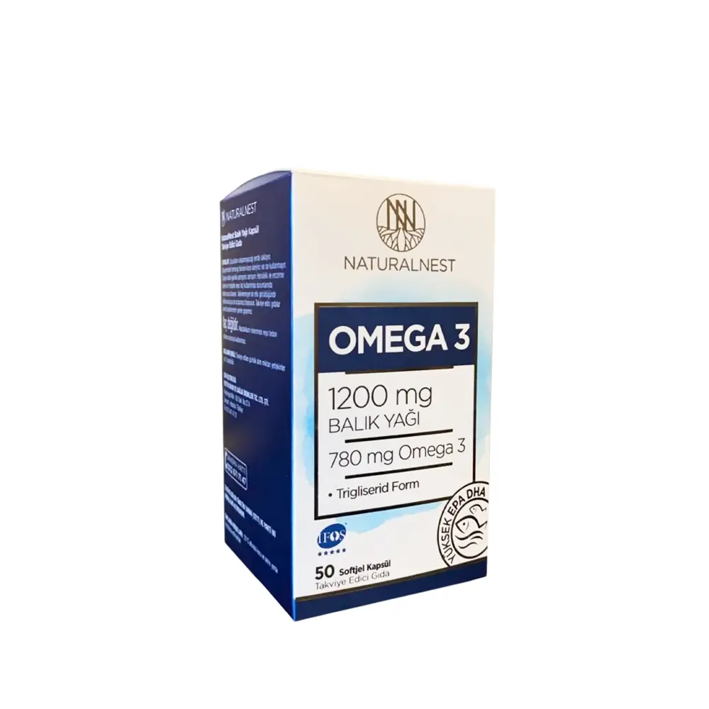 Naturalnest Omega 3 Balık Yağı 50 Yumuşak Kapsül