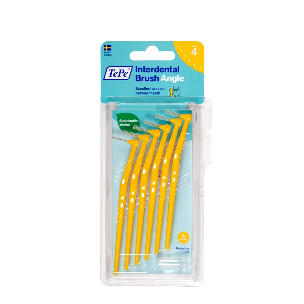 TePe Interdental Brush Angle Diş Arayüz Fırçası 0.7 mm 6'lı - Sarı