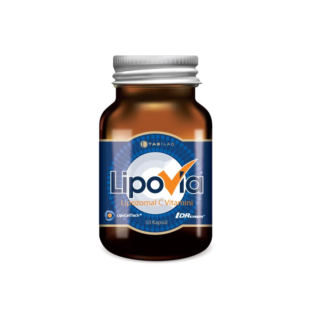 Tab İlaç Lipovia Lipozomal Vitamin C 60 Kapsül - 8680133001154 | Kozvit