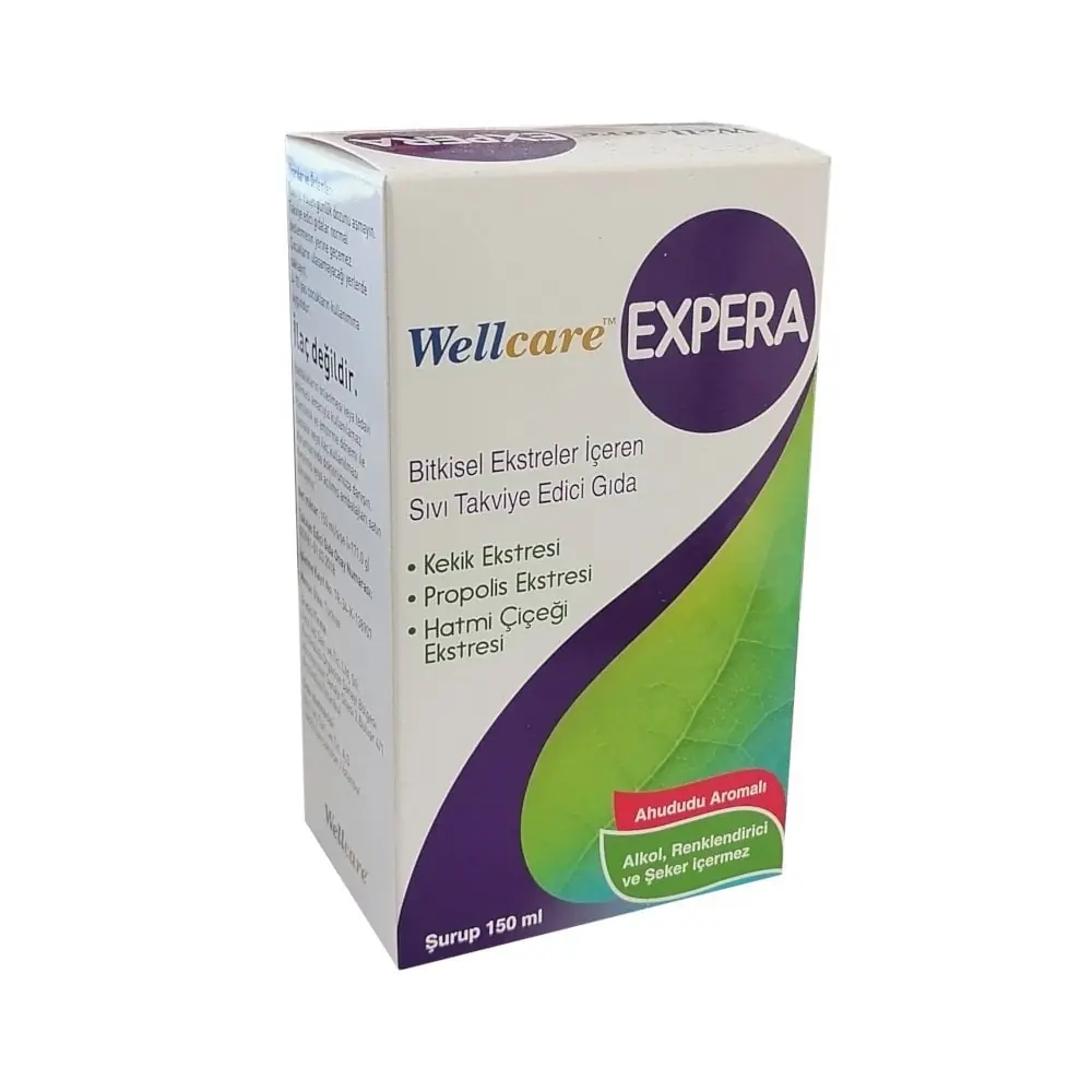 Wellcare Expera Bitkisel Şurup 150 ml - 8699680700120 | Kozvit