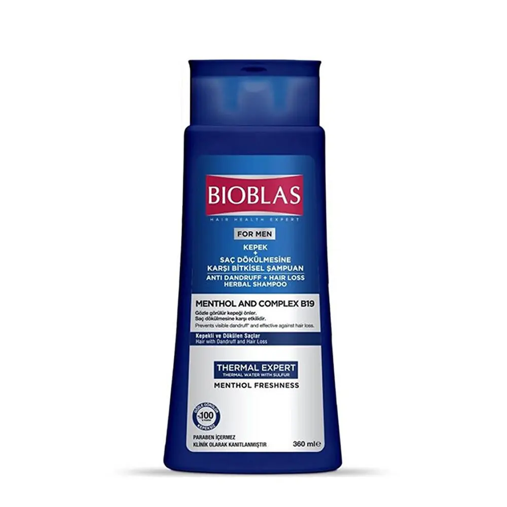 Bioblas Men Erkeklere Özel Dökülme ve Kepek Karşıtı Şampuan 360 ml