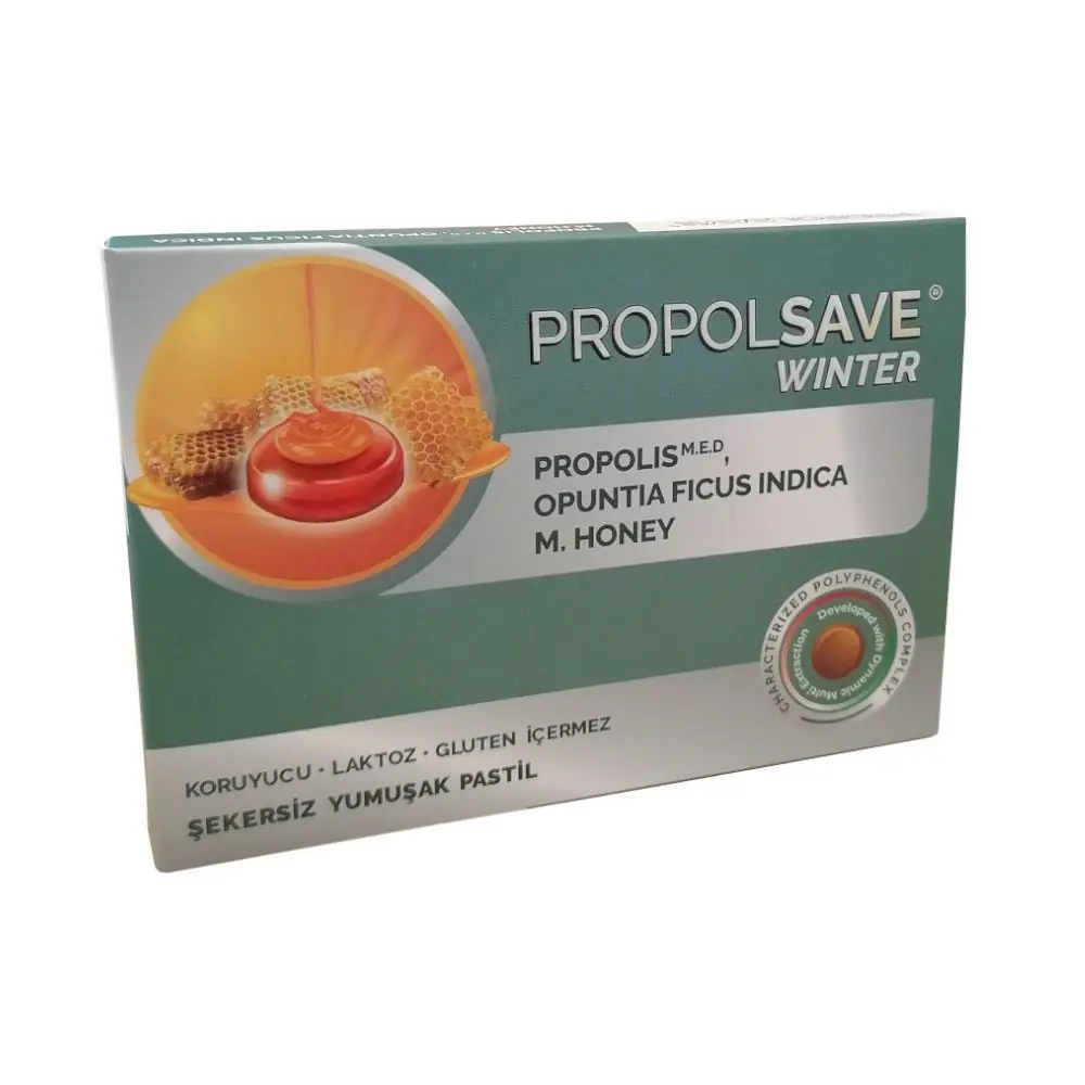 Propolsave Bal ile Tatlandırılmış Propolis 12 Pastil - 8681085010317 ...