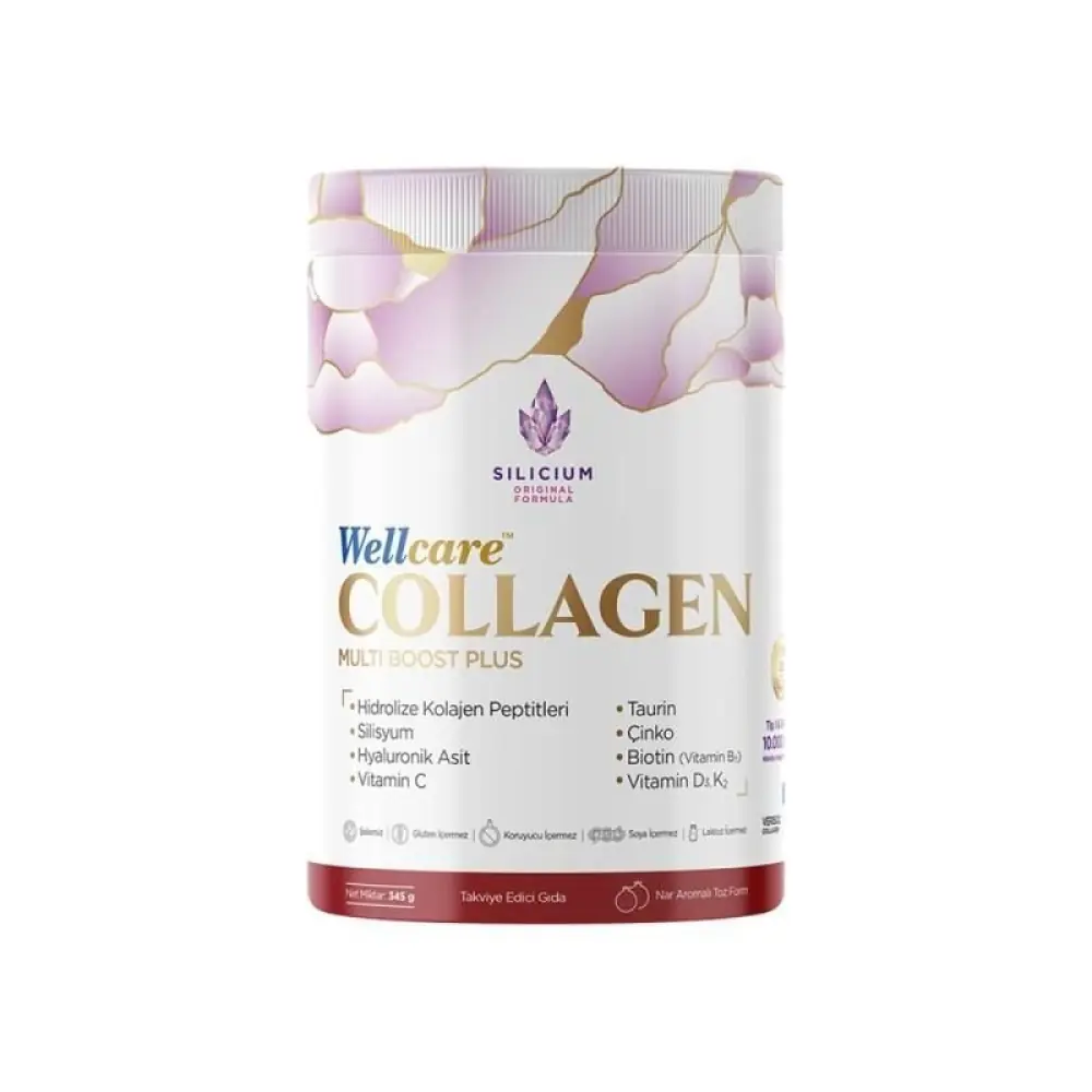 Wellcare Collagen Multi Boost Plus Nar Aromalı 345 g Toz ...