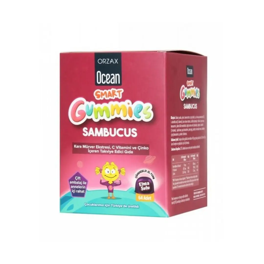 Ocean Smart Sambucus Gummies 64 Adet - 8697595872680 | Kozvit