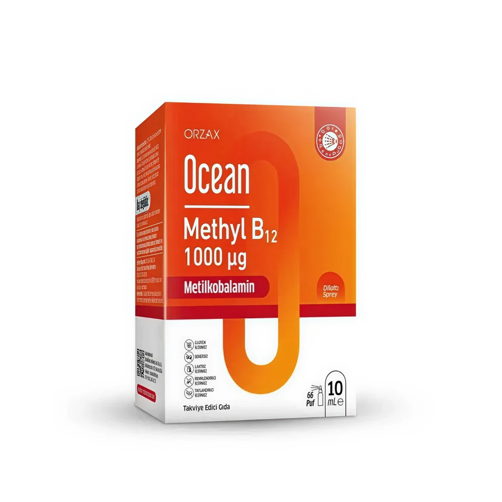 Orzax Ocean Methyl Cobalamin B12 Sprey 10 ml