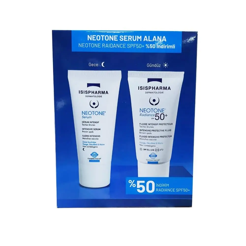 Isis Pharma Neotone Serum 30 ml + Neotone Radiance Spf50+ 30 ml Set ...