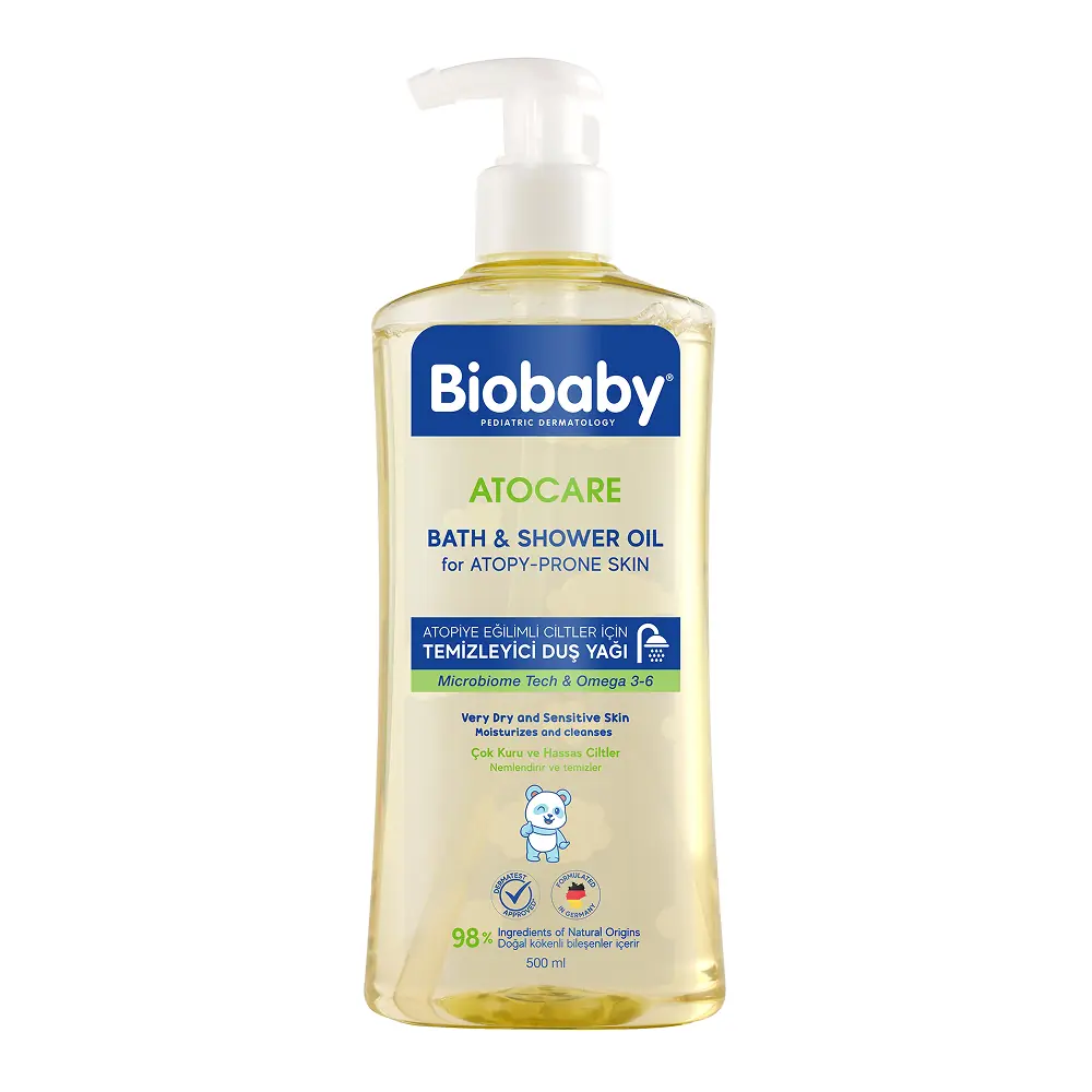Biobaby Atocare Temizleyici Banyo - Duş Yağı 500 ml