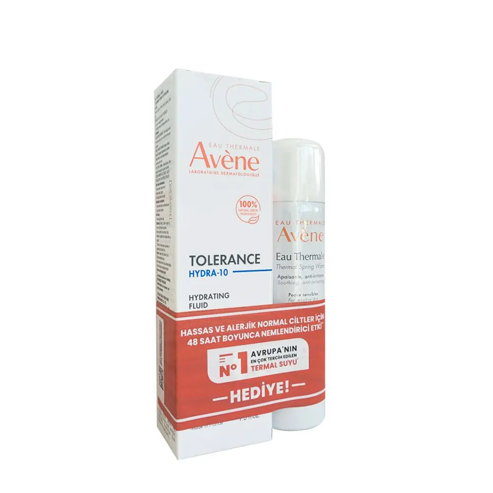 Avene Tolerance Hydra-10 Hydrating Fluid 40 ml + Termal Su 50 ml HEDİYELİ