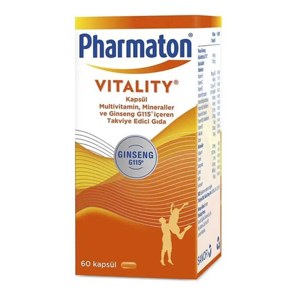 Pharmaton Vitality 60 Tablet - 8683060010206 | Kozvit