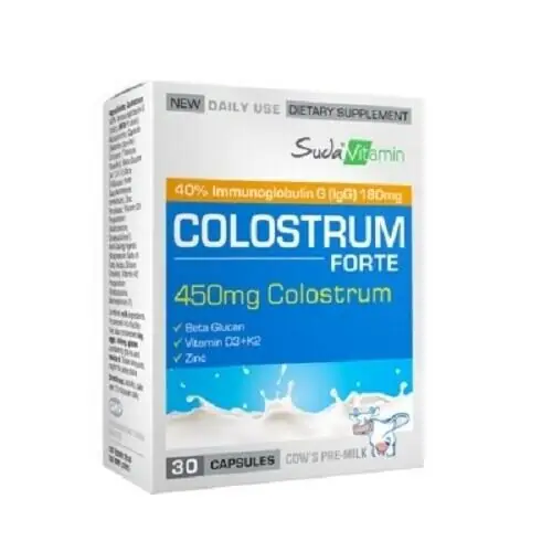 Suda Vitamin Colostrum Forte 30 Kapsül - 8681571357858 | Kozvit