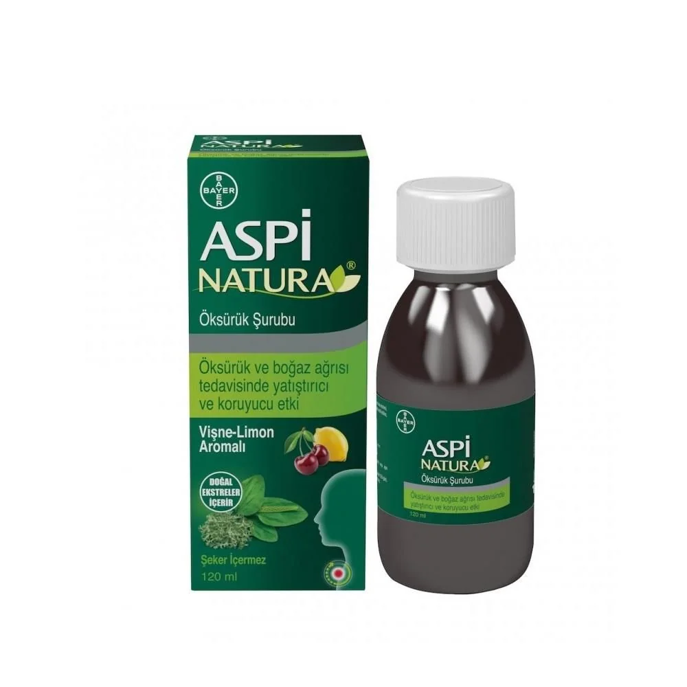 Aspi Natura Vişne Limon Aromalı 120 ml - 8699546578085 | Kozvit