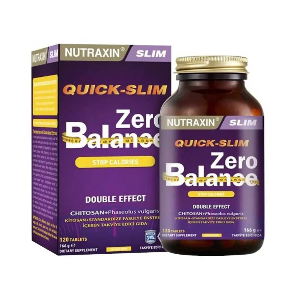 Nutraxin Quick-Slim Zero Balance 120 Tablet - 8680512625636 | Kozvit