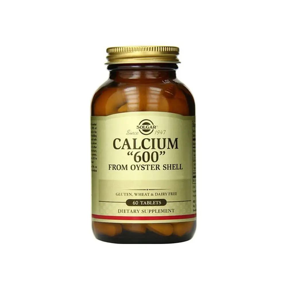 Solgar Calcium Oyster Shell 600 Mg 60 Tablet - 33984004153 | Kozvit