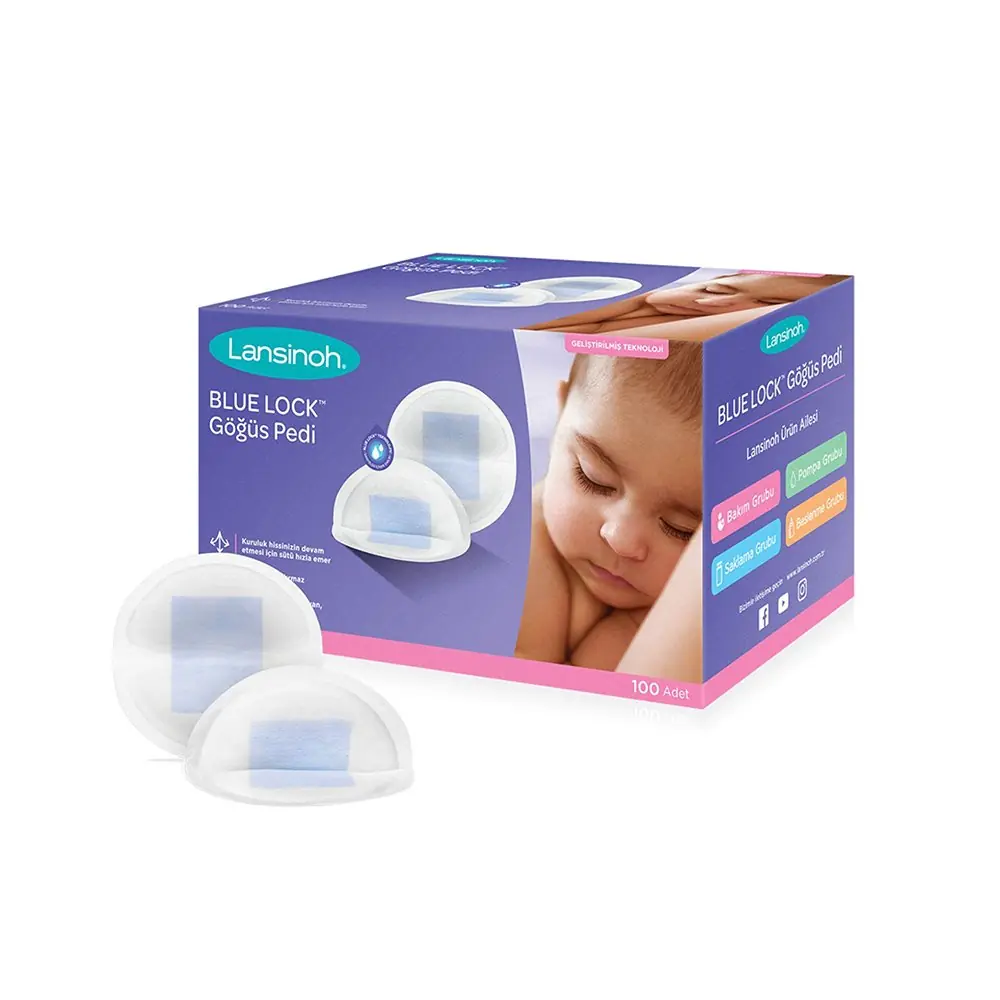 Lansinoh Blue Lock Göğüs Pedi 36 Adet - 5060420231458 | Kozvit