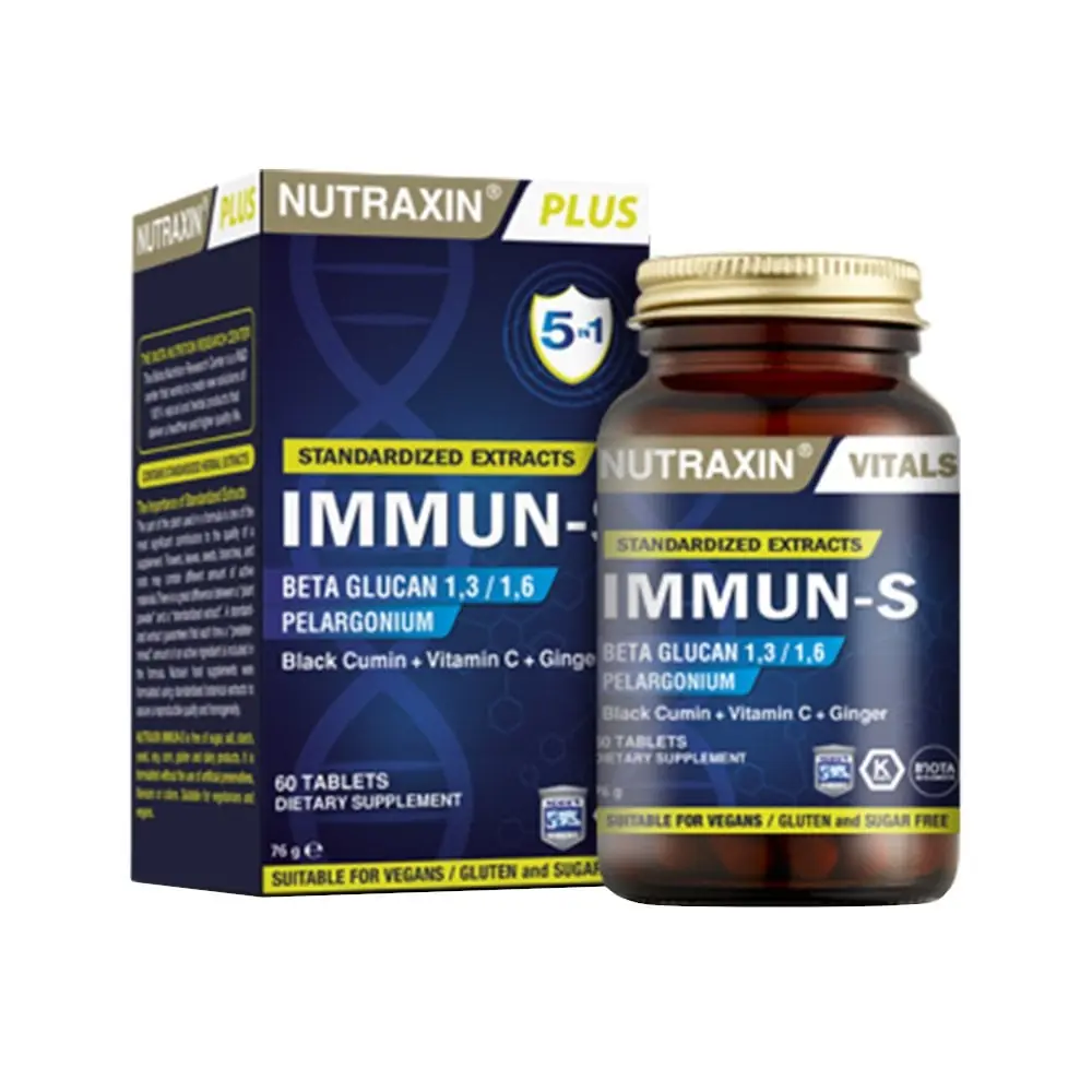 Nutraxin Immun-S 60 Tablet - 8680512627067 | Kozvit