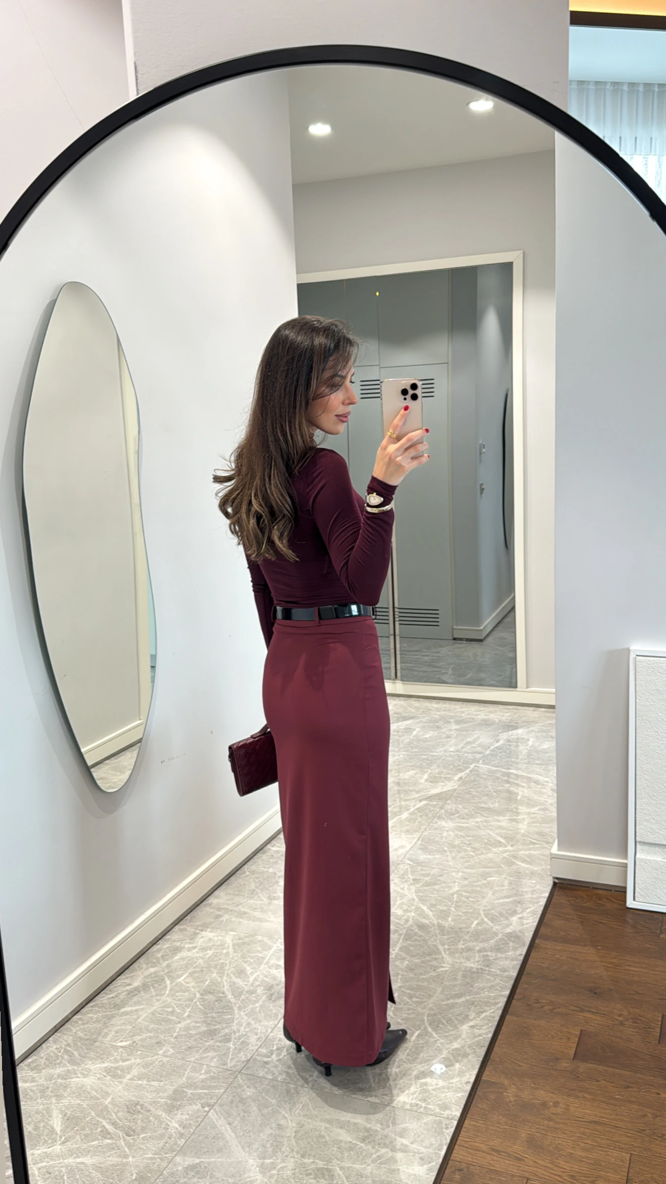 YIRTMAÇ DETAYLI BORDO ETEK