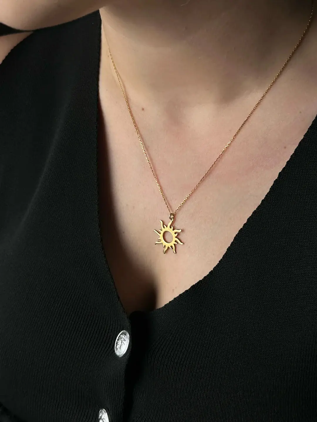 925 Ayar Gümüş - Güneş Celestial Kolye