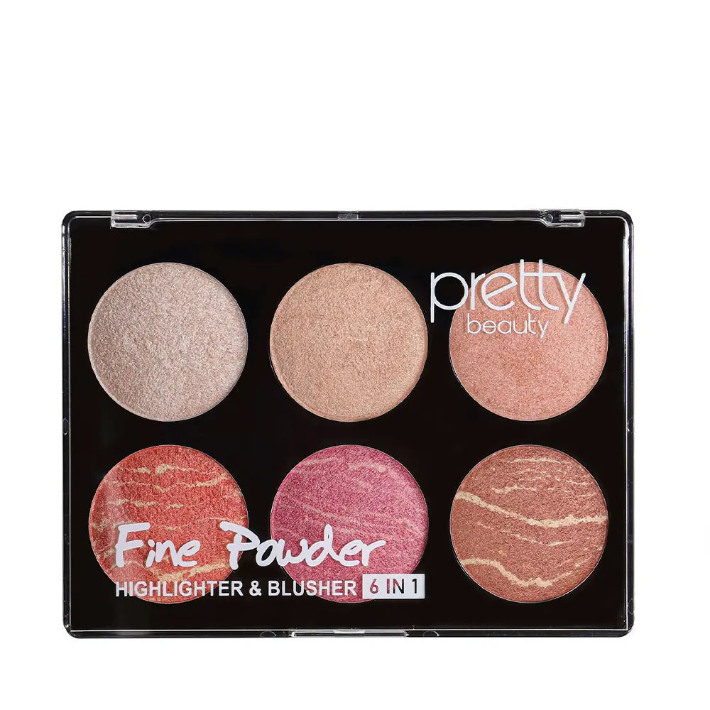 Pretty Pb-426 6In1 Highlighter & Allık - 02 | Cosmetica