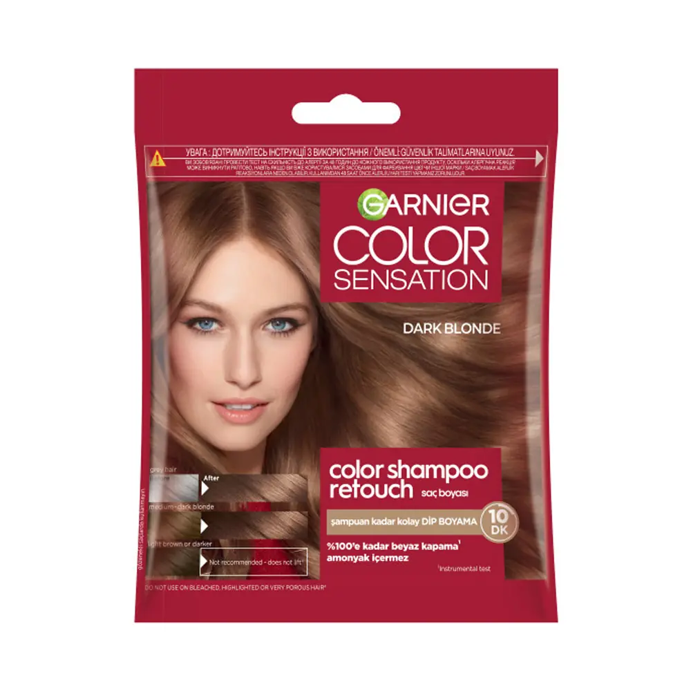 Garnier Color Sensation Şampuan Boya 6.0 Dark Blonde | Cosmetica