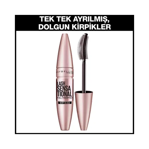 Maybelline New York Maskara Lash Sensational Maskara Black