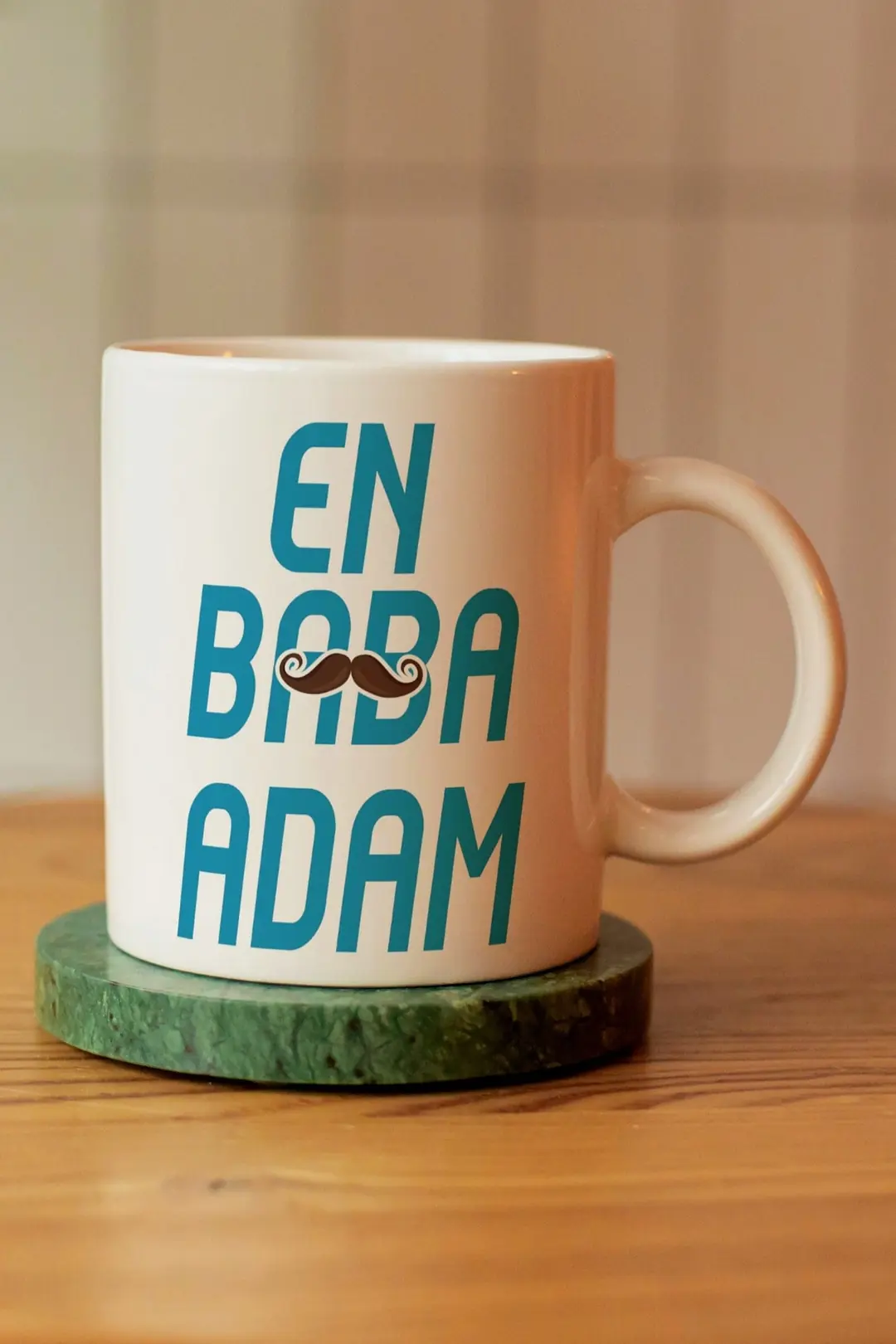 En Baba Adam Baskılı Seramik Kahve Çay Kupası- Aylayk