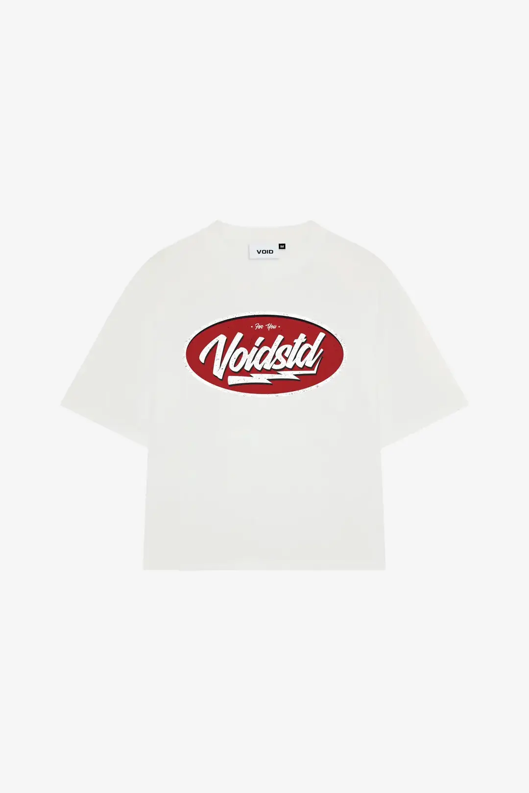 VOID RETRO SCRIPT PREMIUM OVERSIZE TİŞÖRT