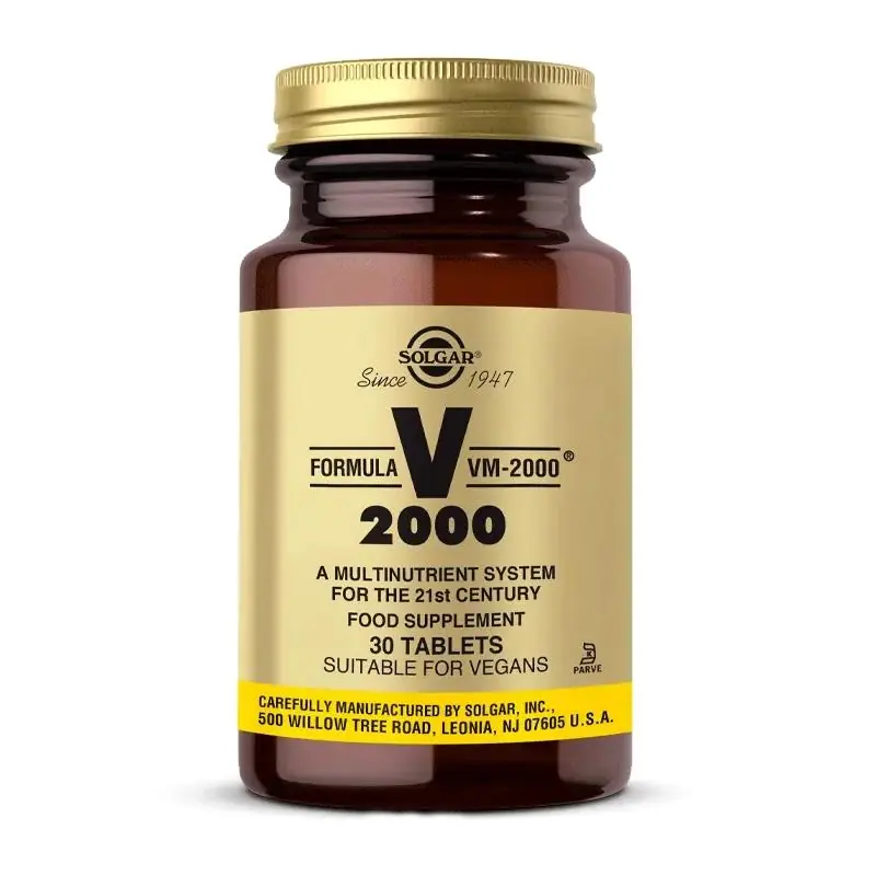 Solgar Formula VM-2000 Multivitamin Ve Mineral 30 Tablet | Madam10