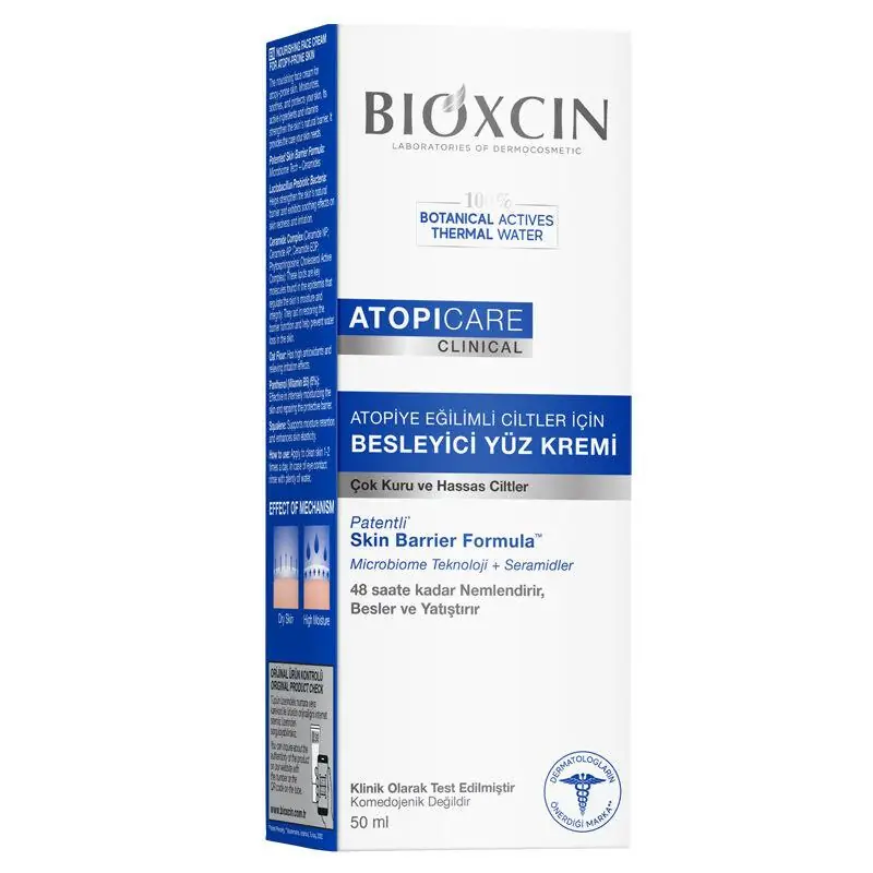 Bioxcin Atopicare Clinical Besleyici Yüz Kremi 50 ml