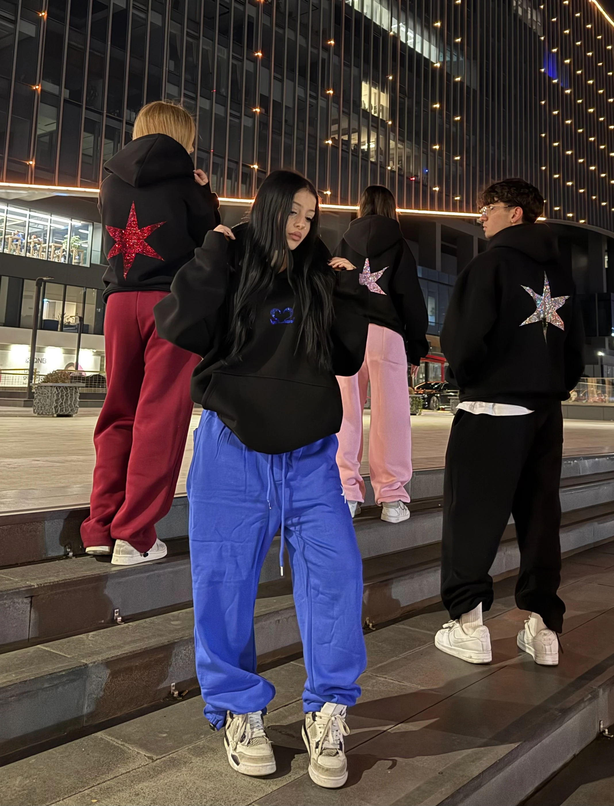 Kendi Kombinini Kendin Yap Motive Hoodie+ Star Eşofman