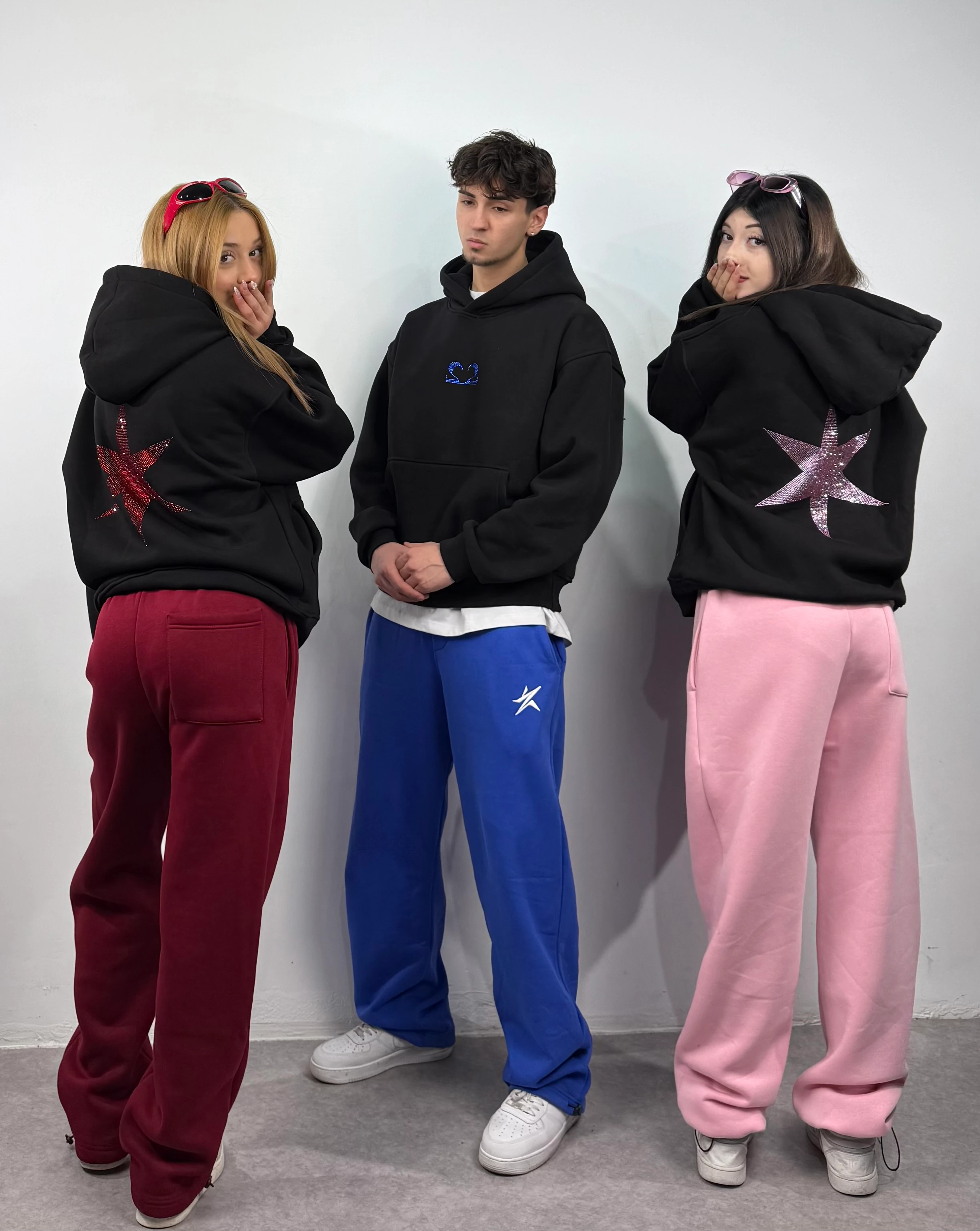 Kendi Kombinini Kendin Yap Motive Hoodie+ Star Eşofman