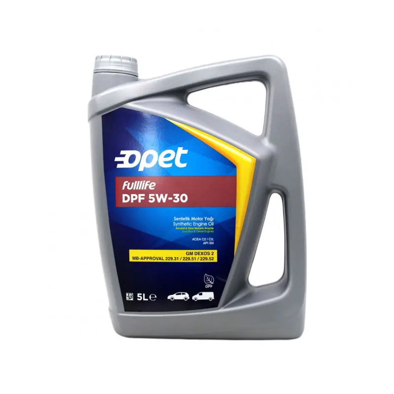 5W-30 Opet Fullife 5 Liter DPF Engine Oil