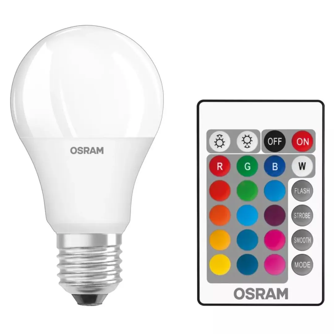 Osram 9W Uzaktan Kumandalı Renkli E27 Rgb Led Ampul | Lambalar ve ...