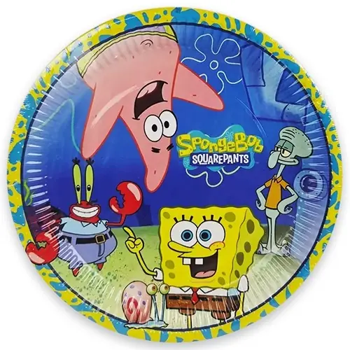 Sünger Bob 8'li Karton Tabak - Parti Show'da!